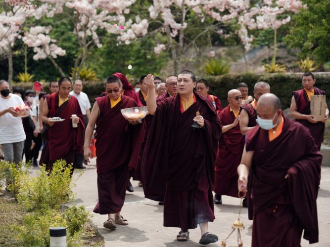 Empowerment and consecration ceremony at Karma Kagyu Monastery, Tainan ...