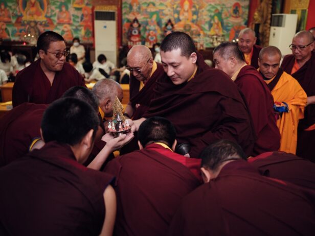 Empowerment and consecration ceremony at Karma Kagyu Monastery, Tainan ...