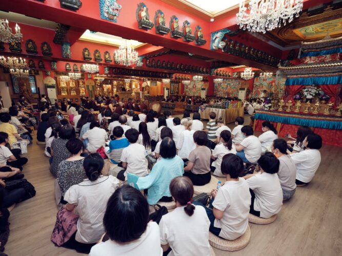 Empowerment and consecration ceremony at Karma Kagyu Monastery, Tainan ...
