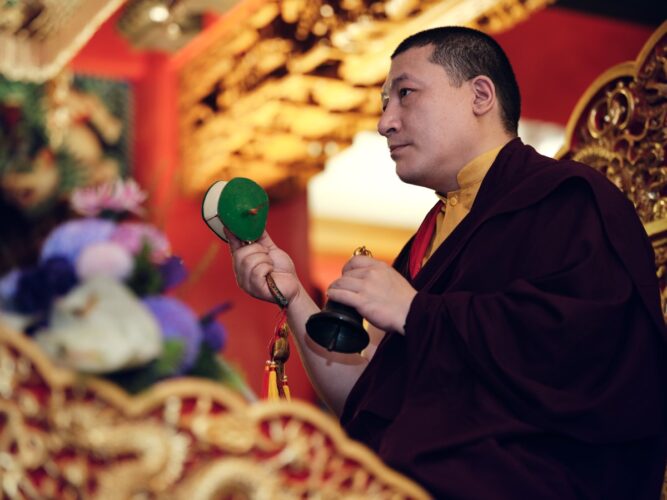 Empowerment and consecration ceremony at Karma Kagyu Monastery, Tainan ...