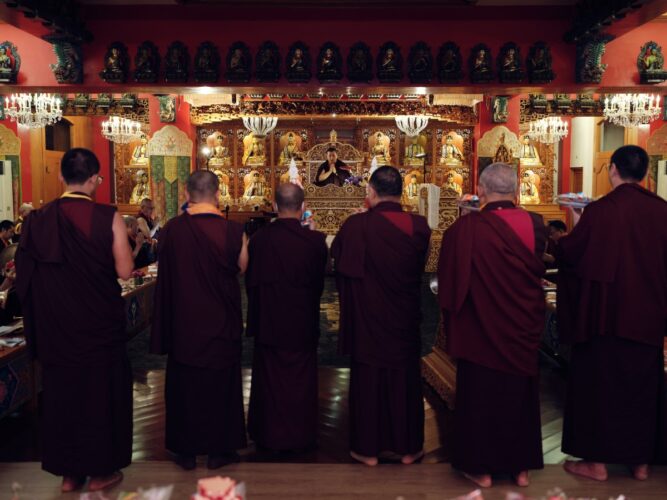Empowerment and consecration ceremony at Karma Kagyu Monastery, Tainan ...